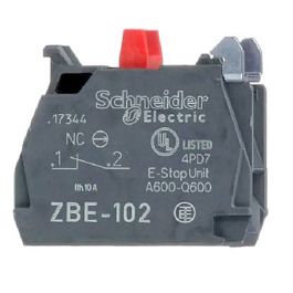 ZBE-102 Square D Contact Block - New|600V|1 NC